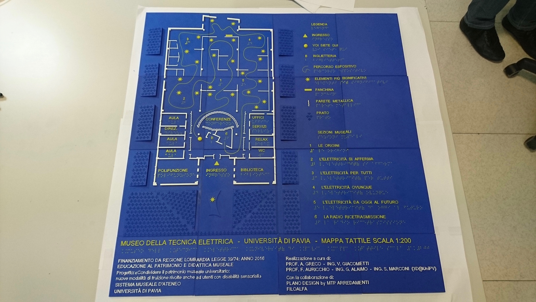 Tactile Map: 3D printing for Visual Impaired - 3D@UniPV